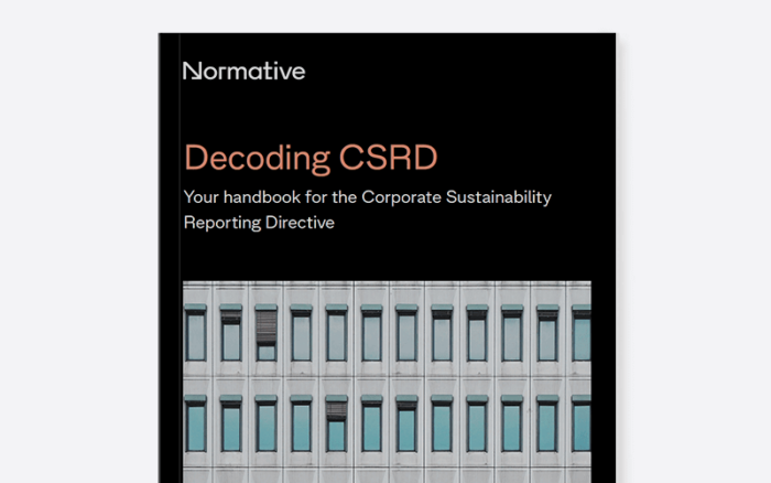 Corporate Sustainability Reporting Directive (CSRD), explained | Normative